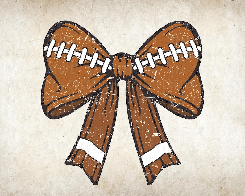 Coquette Football Bow SVG PNG: Game Day Shirt Design (digital Download ...