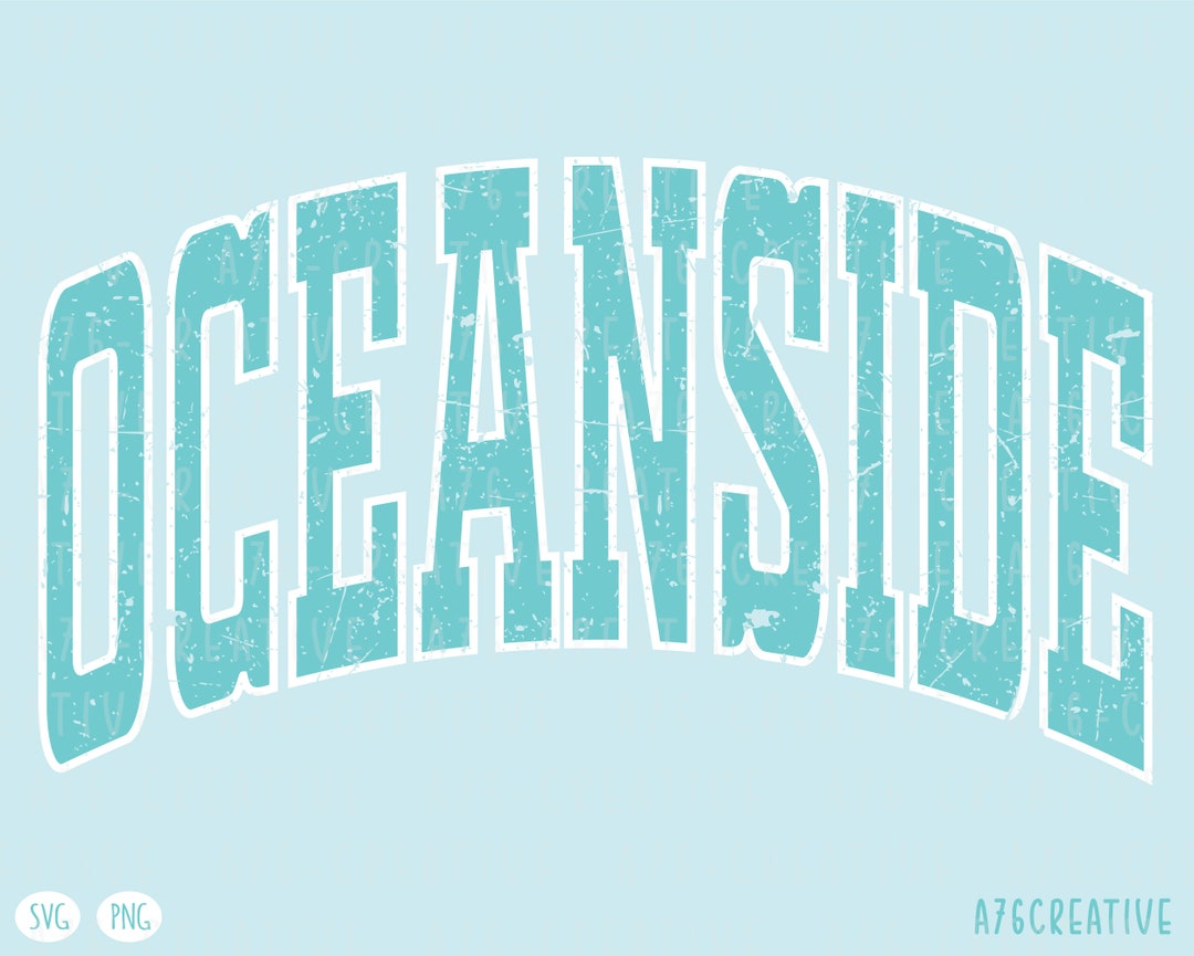 Oceanside Summer PNG, Oceanside Beach SVG, Summer Vibes, Spring Break ...