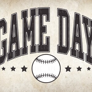 Retro Varsity Game Day Baseball Png Instant Download, Vintage Varsity ...