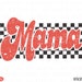 Retro Checkered Mama Png Instant Download, Checkered Mama Shirt, Mama ...
