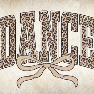 Leopard Dance Coquette Design: Retro PNG SVG Files (digital Download - Etsy
