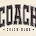Personalized Coach Name Custom Work Order, Varsity Coach Name Custom ...