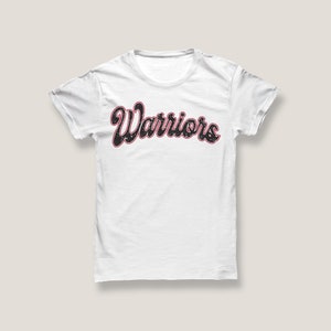 Retro Cursive Warriors Design: Sublimation PNG SVG (digital Download ...