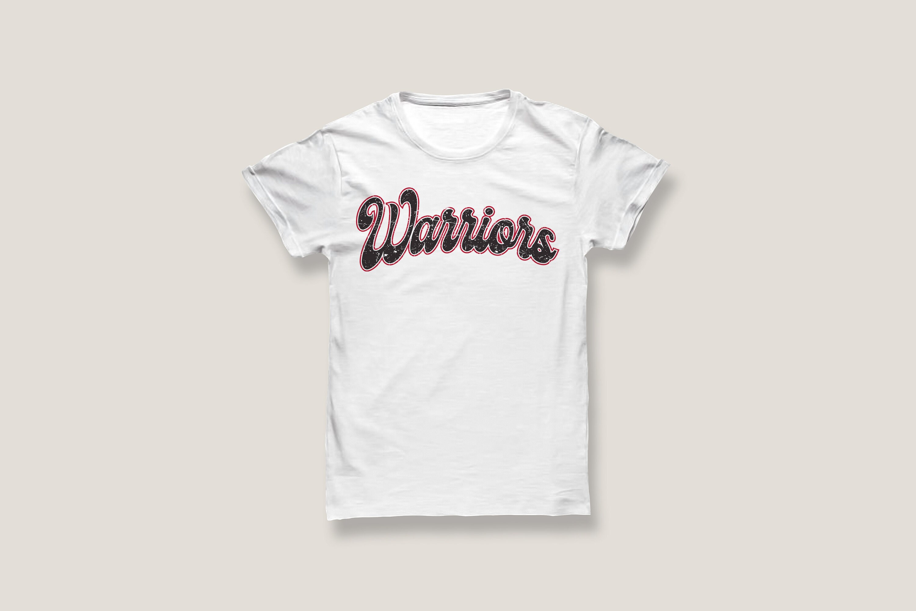 Retro Cursive Warriors Design: Sublimation PNG SVG (digital Download ...