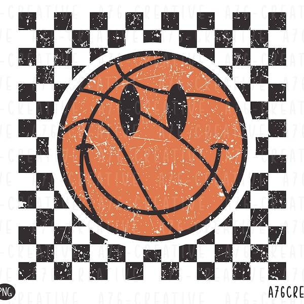 Checkered Basketball Svg - Etsy
