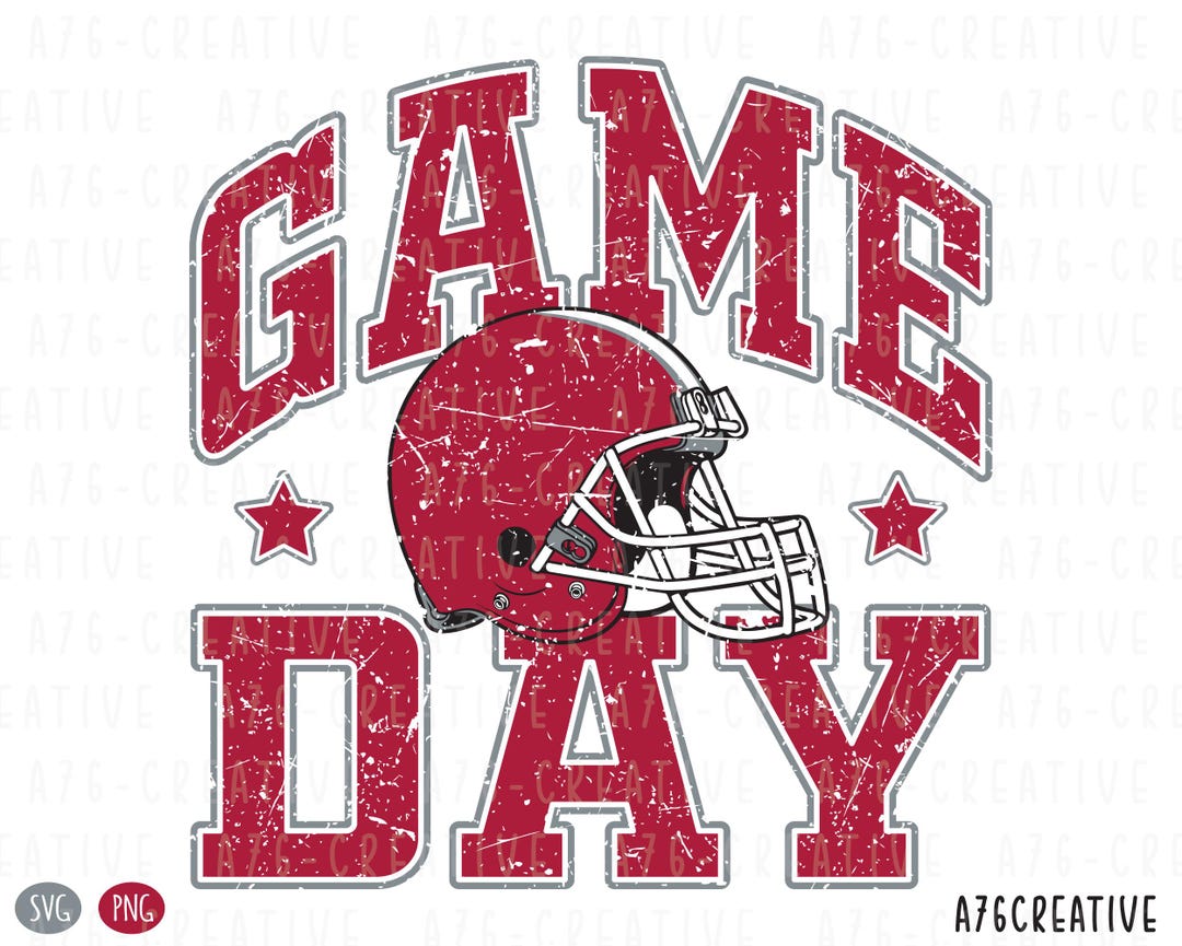 Retro Football Game Day Png Svg, Game Day Football Shirt, Football ...