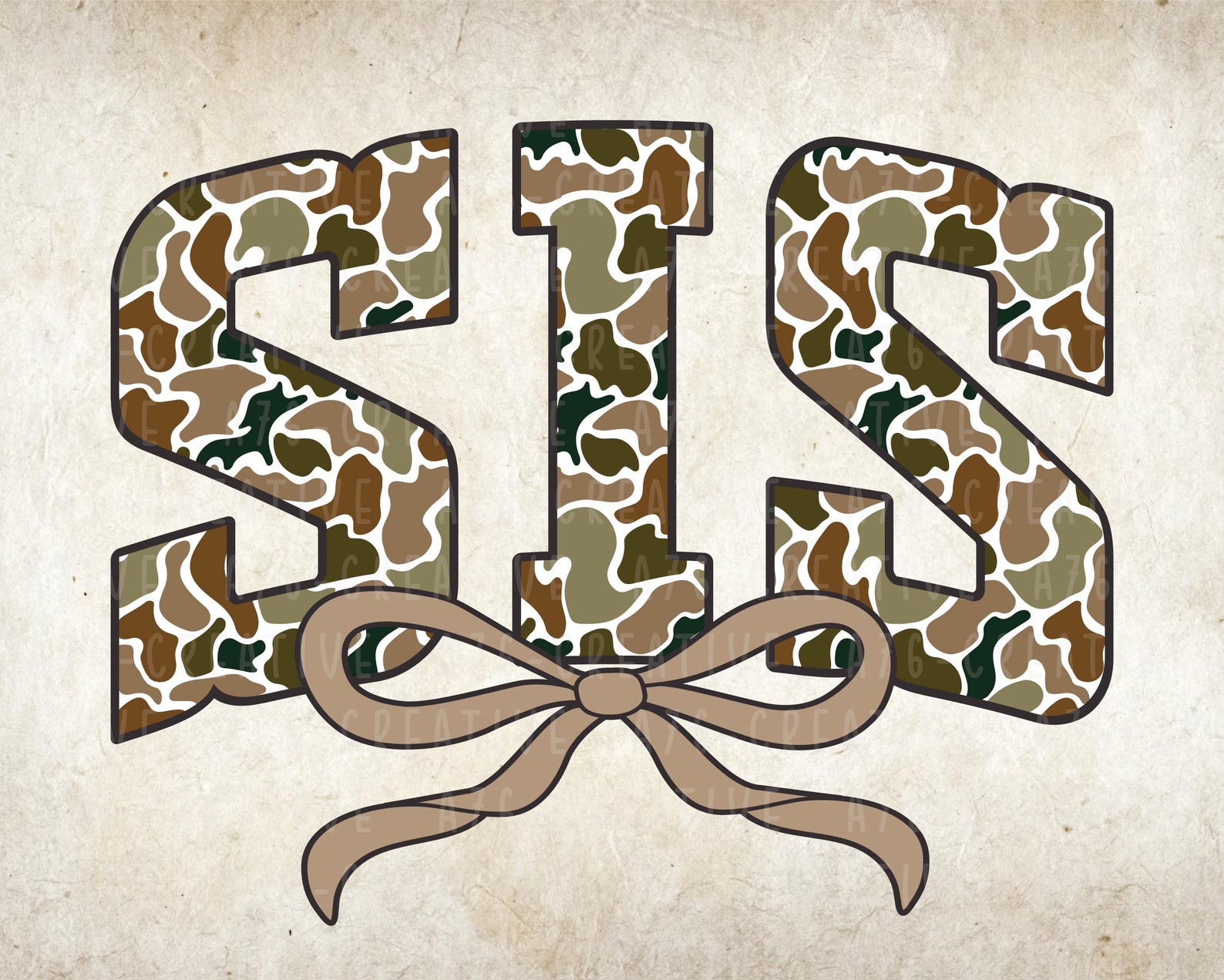 Camo Sis Coquette Design: Retro Sister Sublimation (SVG & PNG) - Etsy