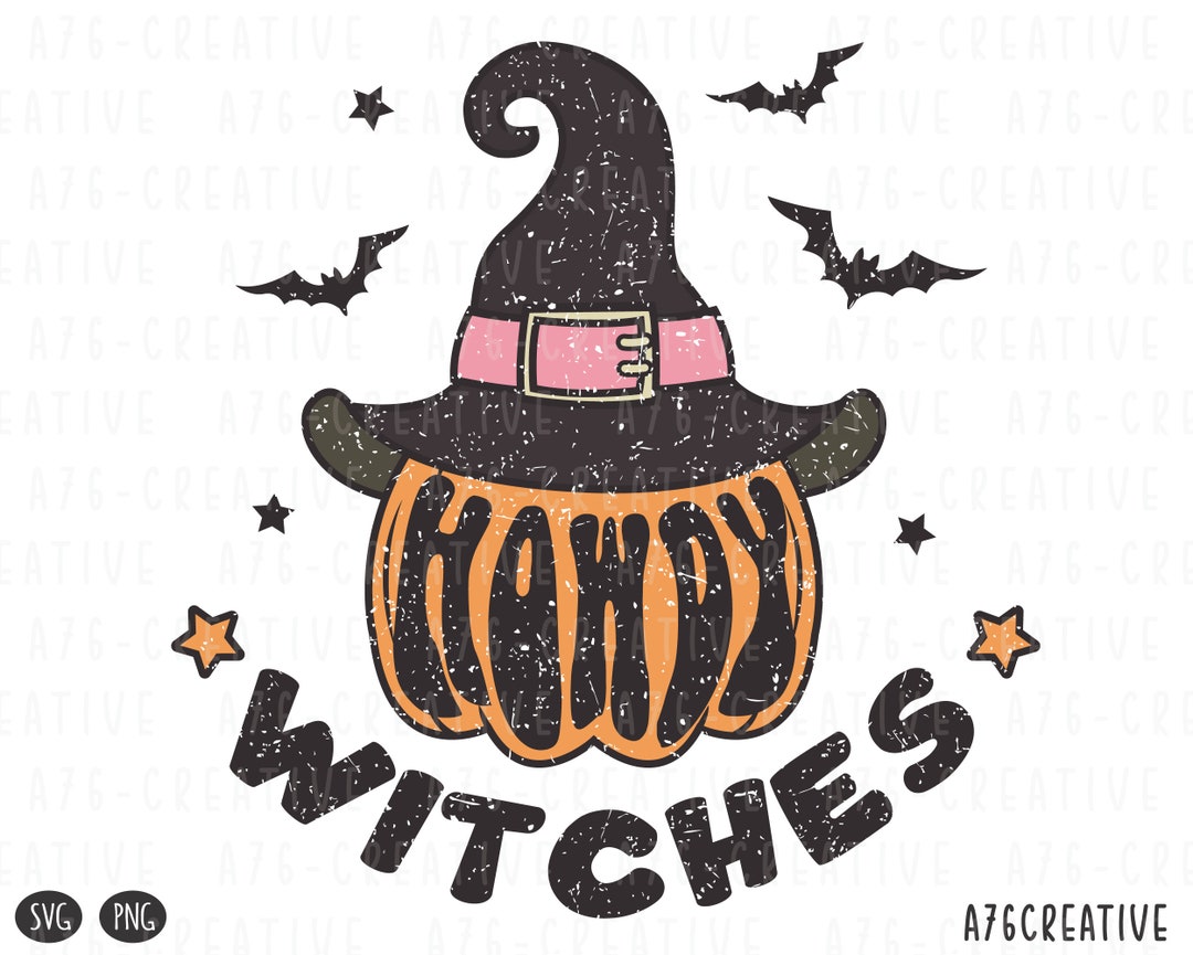 Howdy Witch Pumpkin Png Svg, Spooky Witch Halloween, Witch Pumpkin ...