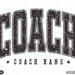 Personalized Coach Name Custom Work Order, Varsity Coach Name Custom ...