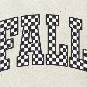 Retro Checkered Fall Design: Shirt Sublimation (SVG & PNG) - Etsy