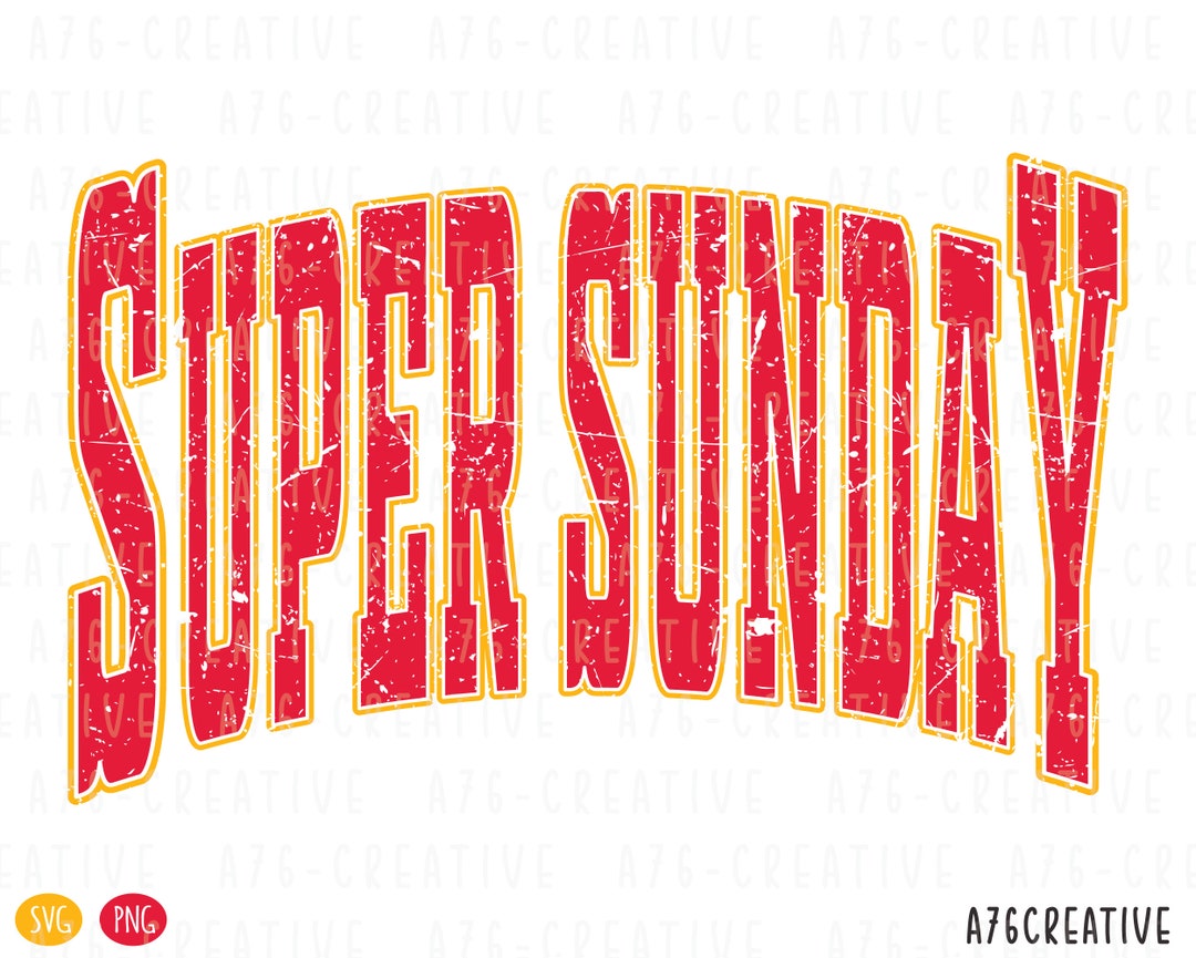Retro Super Sunday Svg Png Instant Download, Super Sunday Png, Vintage ...
