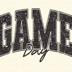 Retro Varsity Game Day Png, Game Day Svg, Sport Png, Football Png ...