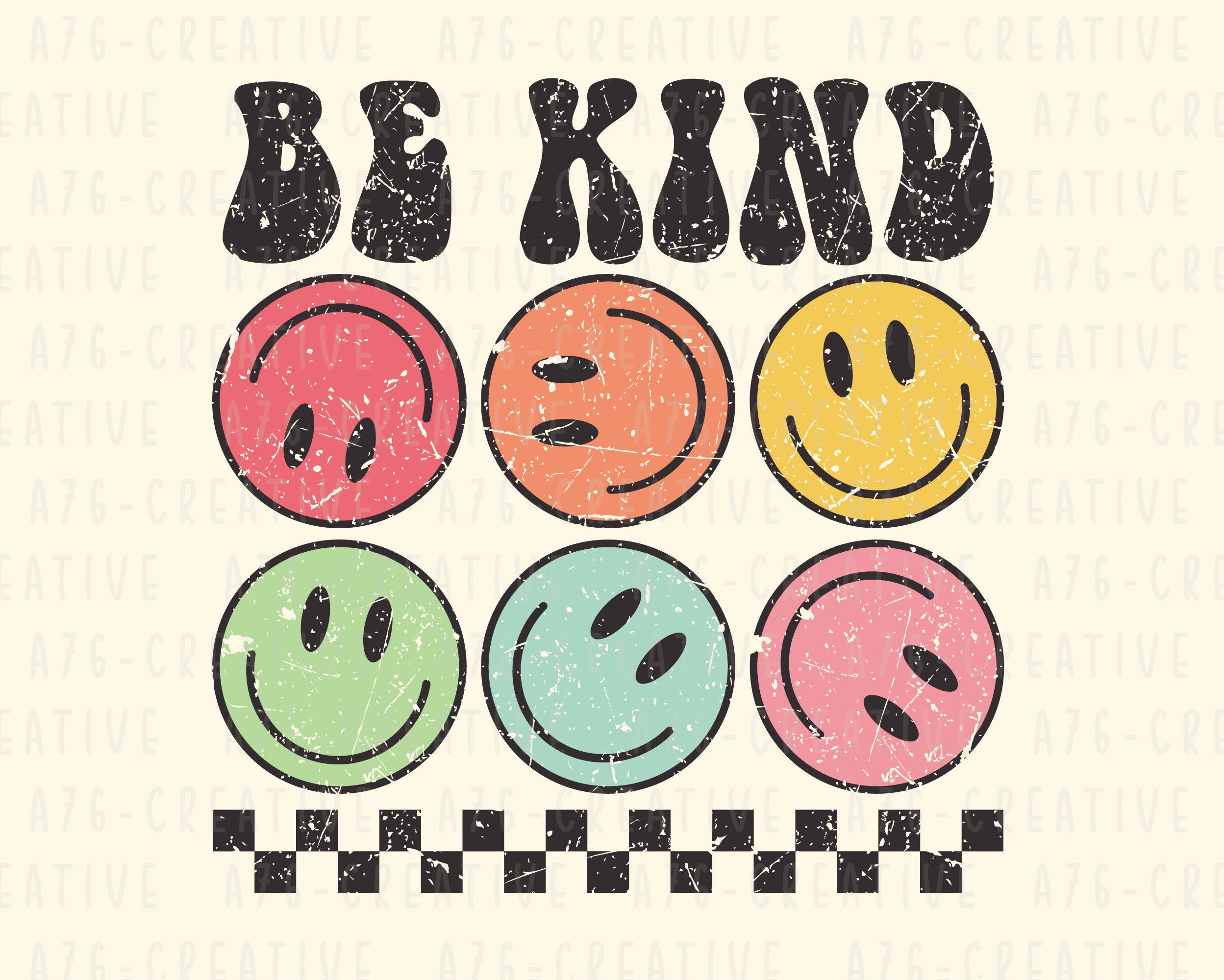 Retro Groovy Happy Be Kind Png Kids Be Kind Svg Boho Png - Etsy