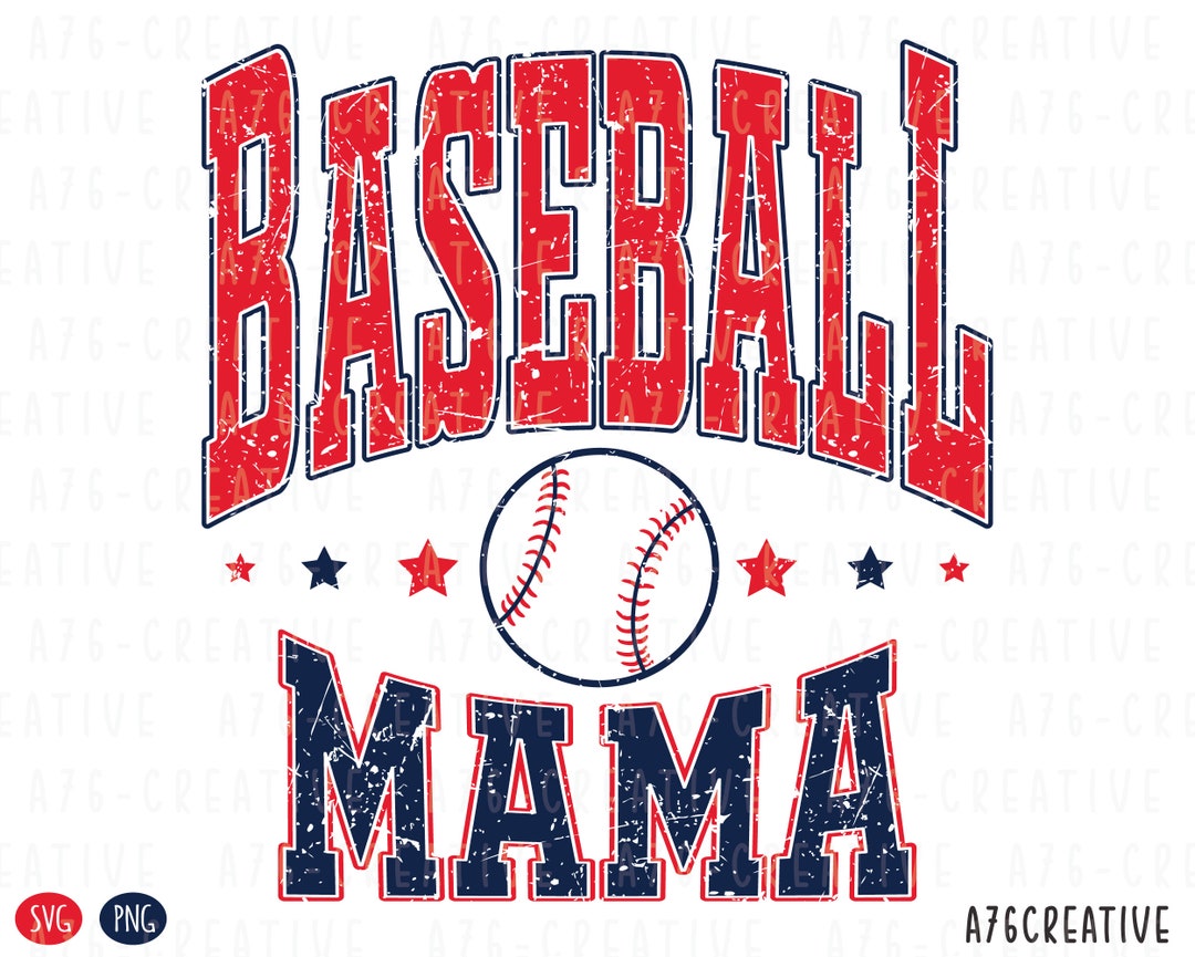 Retro Baseball Mama Png Svg, Baseball Mama Png, Game Day, Vintage ...