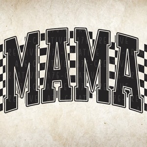 Retro Checkered Mama Png, Checkered Mama Shirt, Mother's Day, Vintage ...