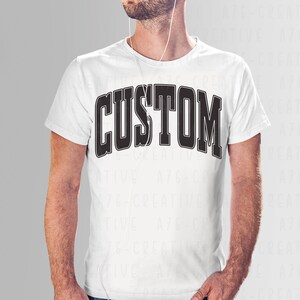 Custom Personalized Team or Name, Personalized Custom Team Work Order ...