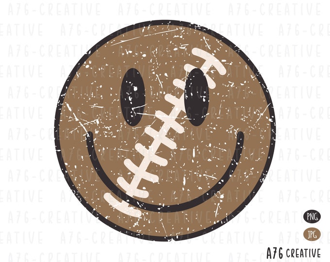 Retro Football Groovy Png Instant Download, Sublimation Shirt. Png ...