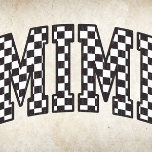 Retro Checkered Mimi Png Instant Download, Checkered Mimi Shirt, Mimi ...