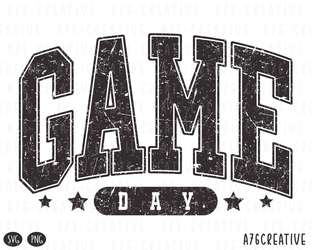 Varsity Game Day Star Png, Game Day Svg, Sport Png, Football Png, Game ...