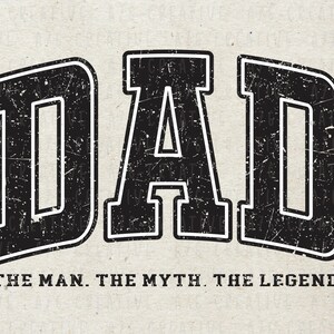 Retro Dad Svg, Dad Png, Dad the Man the Myth the Legend, Fathers Day ...