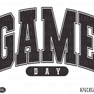 Retro Varsity Game Day Png, Game Day Svg, Sport Png, Football Png ...
