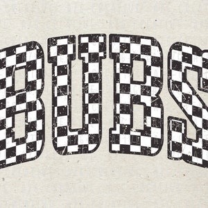 Checkered Bubs Brother SVG PNG: Retro Sublimation Design (digital ...