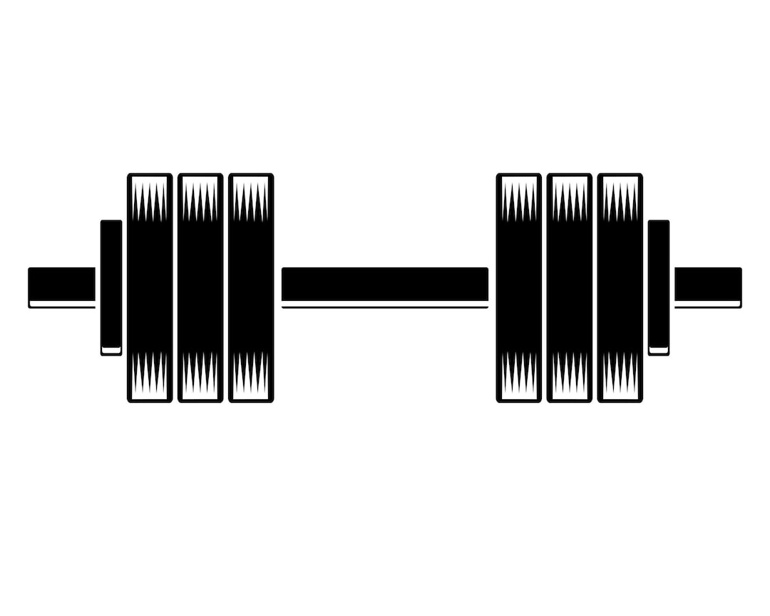 Dumbbell Svg, Gym Svg, Weightlifting Svg, Png, Eps Vector Files for ...