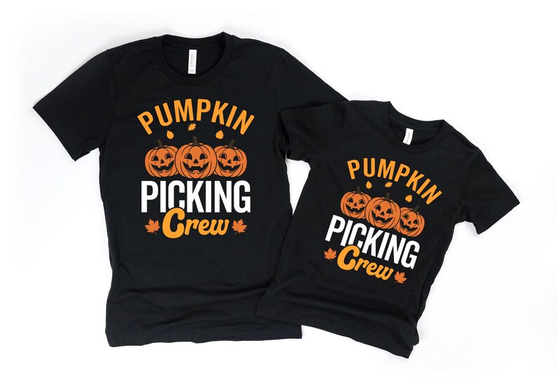 Pumpkin Picking Crew, Matching Pumpkin Patch Crew Svg, Family Matching ...