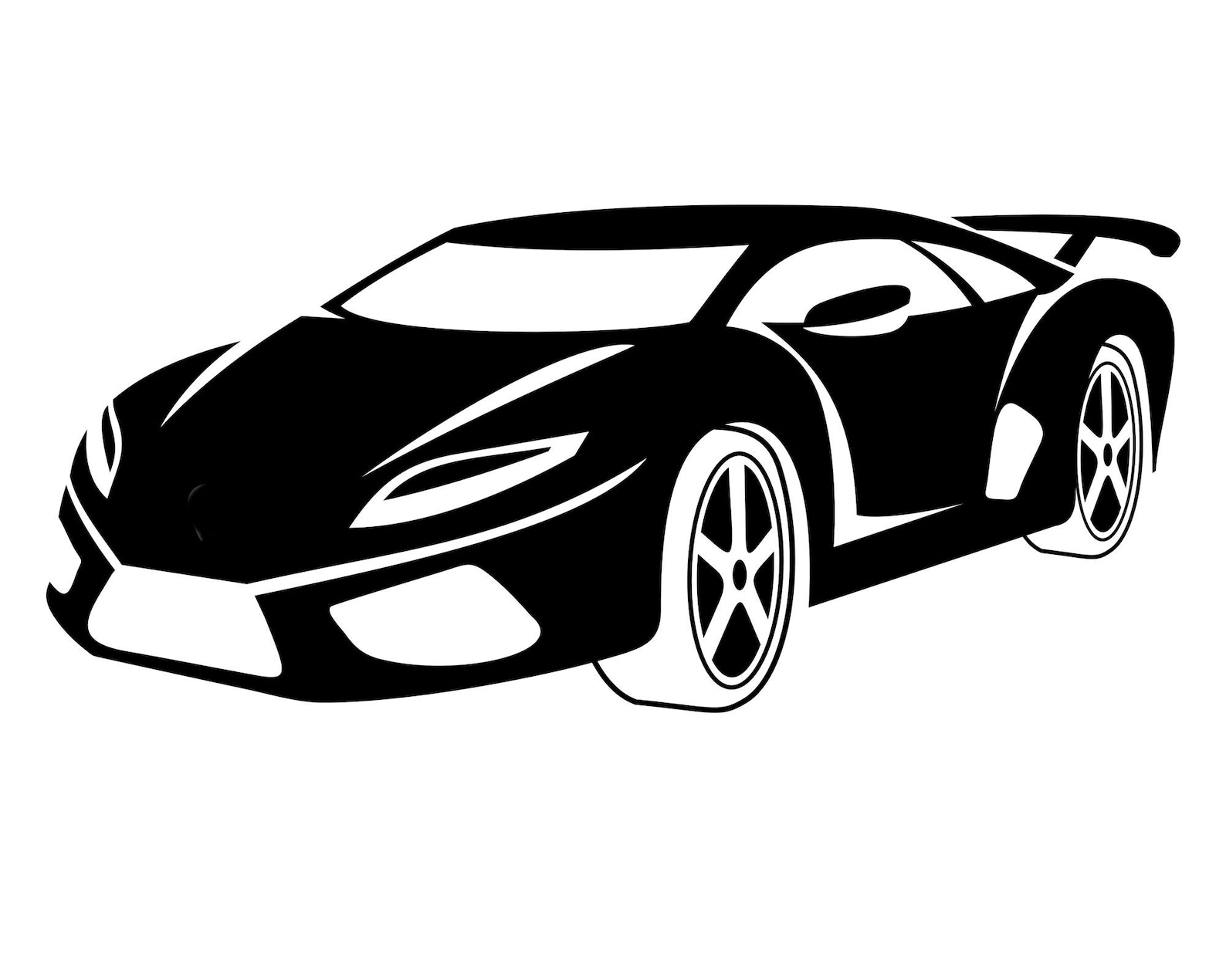 Race Car Svg Sports Car Clipart Vehicle Svg Luxurious Car - Etsy