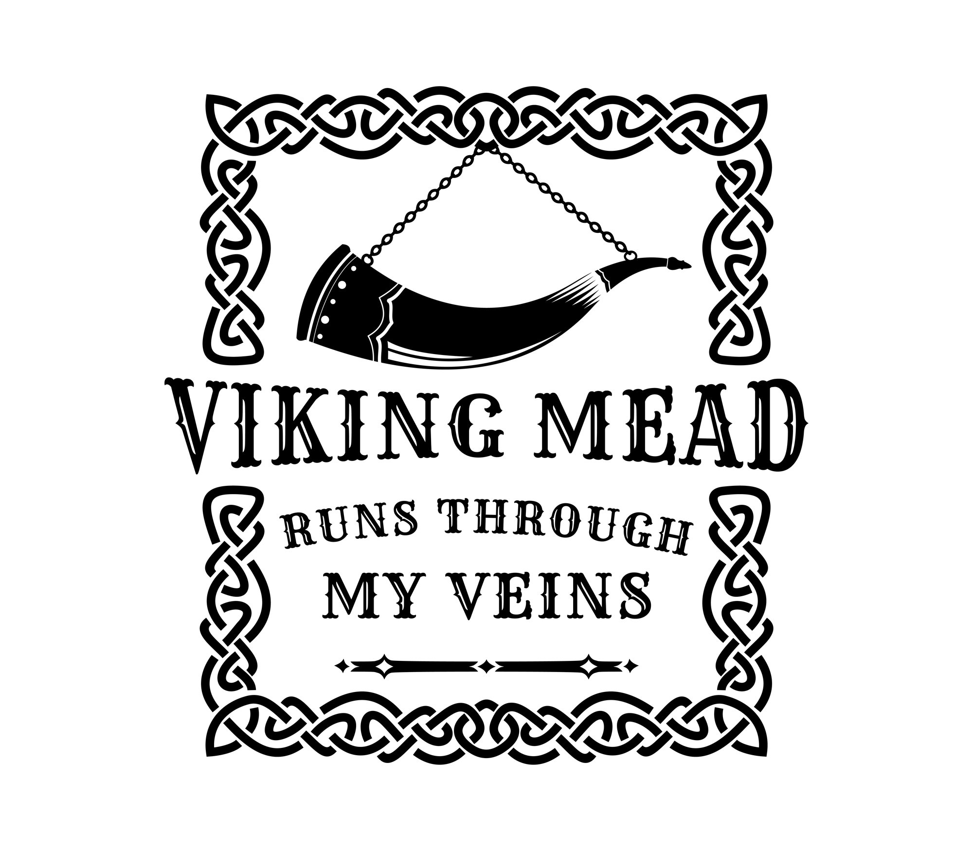 Viking Mead Runs Through My Veins, Mead Lover, Viking Svg, Png, Eps ...
