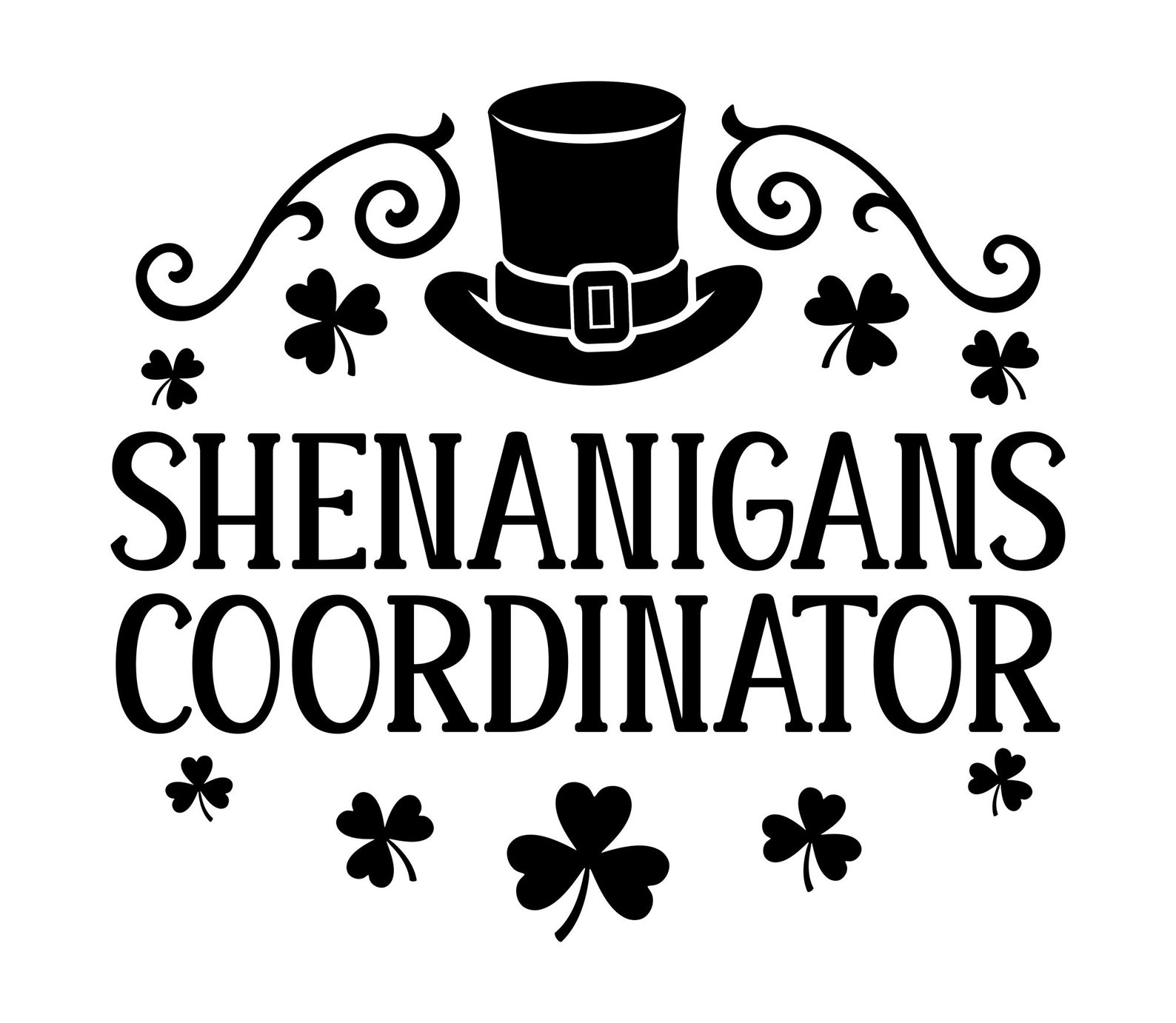 Shenanigans Coordinator Svg, Shenanigans Svg, Saint Patricks Day Svg ...