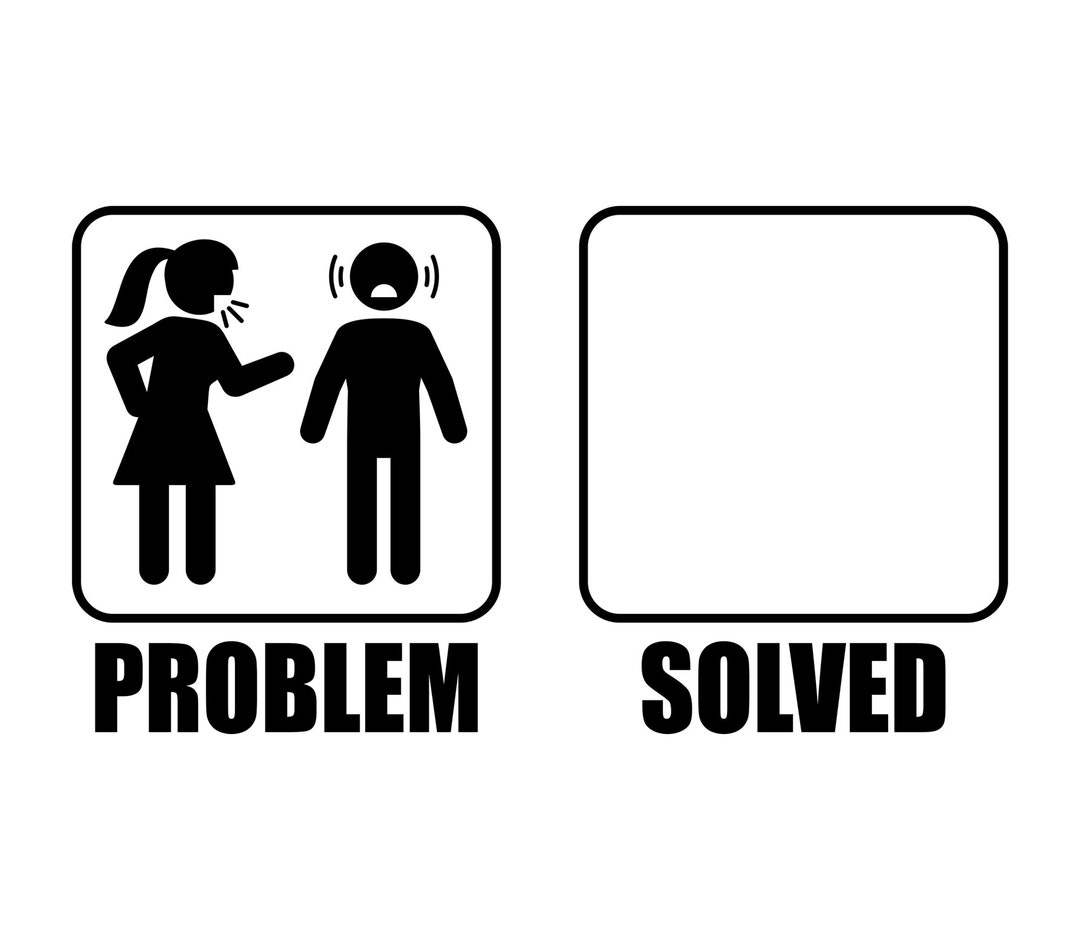 Problem Solved Svg, Husband and Wife Svg, Angry Svg, Funny Dad Shirt ...