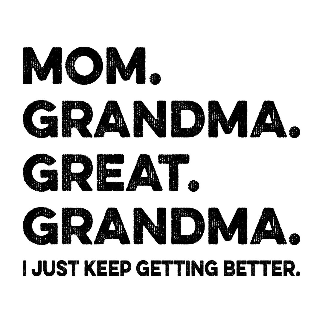New Great Grandma Svg Mom Grandma Great Grandma I Just Keep Getting