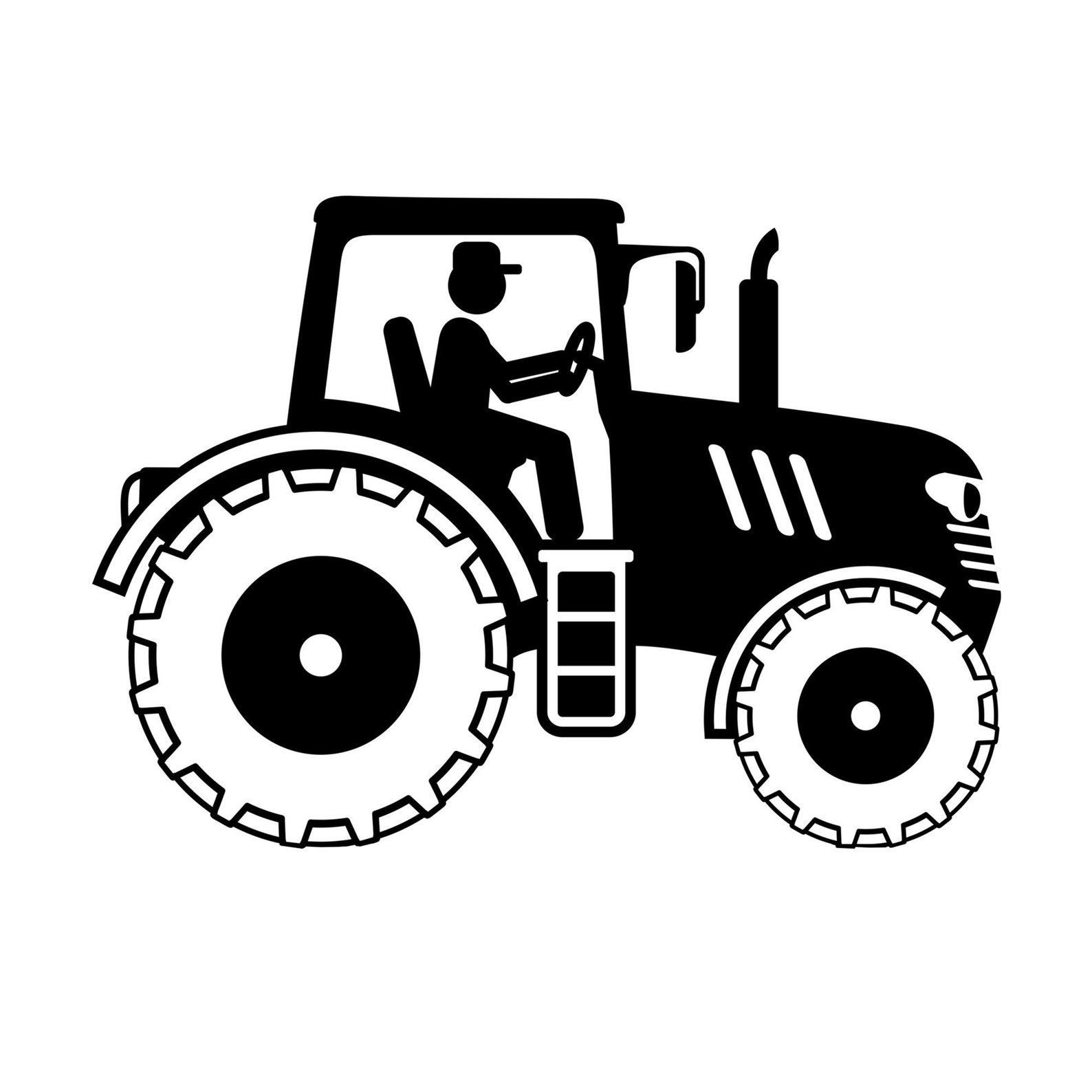 Tractor Svg File, Tractor Clipart, Tractor Vector File, Tractor Png ...