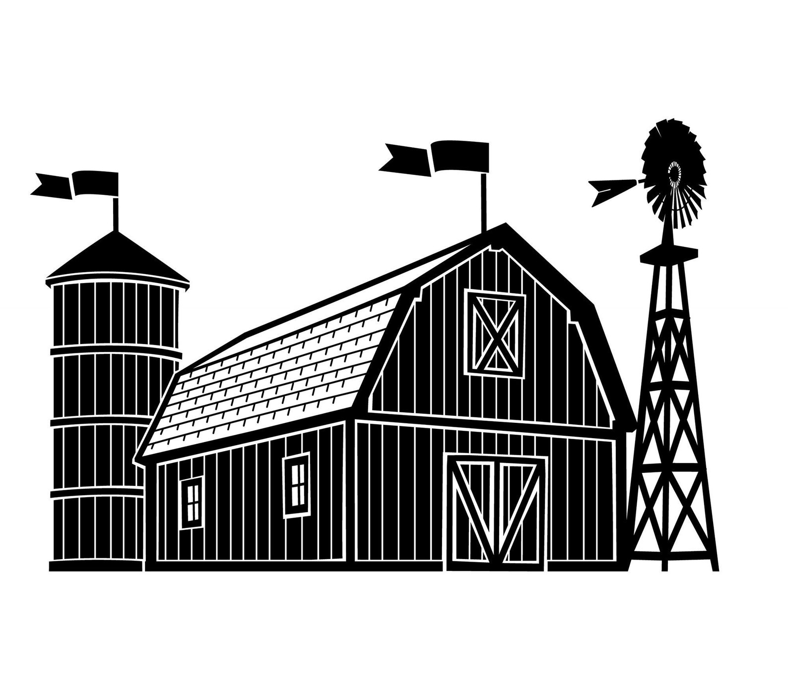 Barn Svg, Barn Clipart, Farmhouse Svg, Farm Svg, Farm Clipart, Png, Svg ...