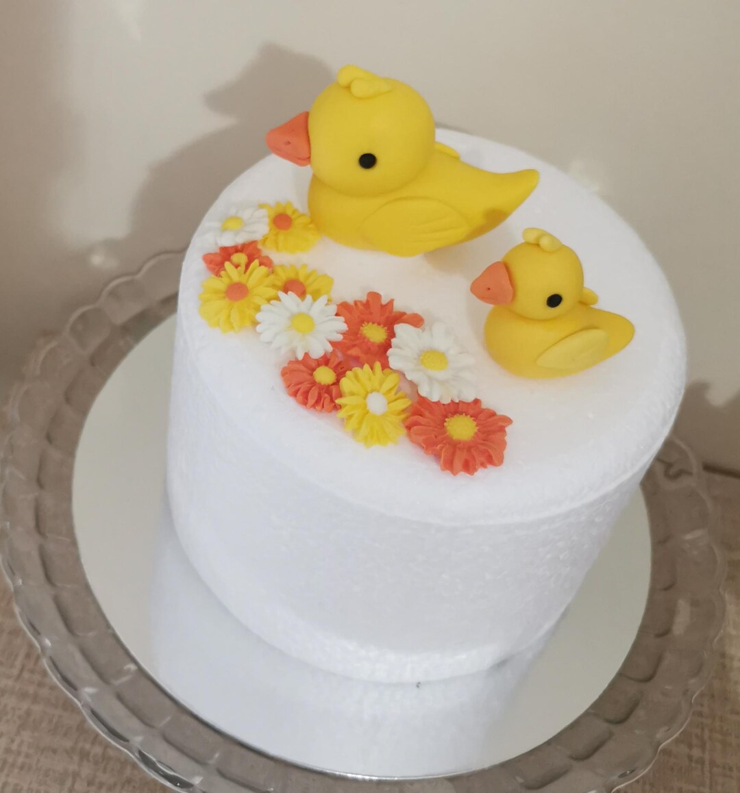 Edible Rubber Duck Cake Topper Set/ Baby Shower / Birthday - Etsy