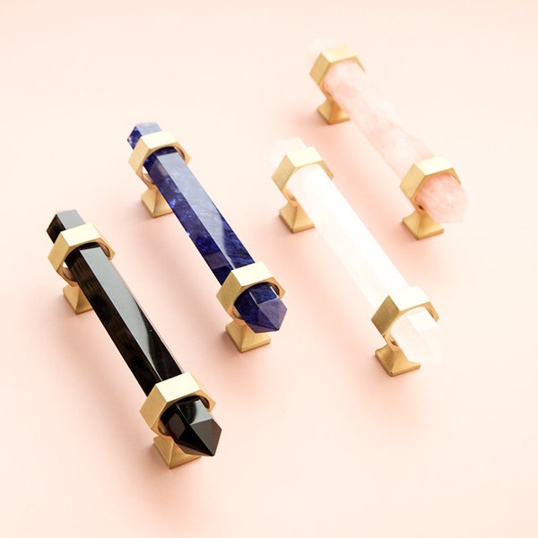 Stone Drawer Pulls - Etsy