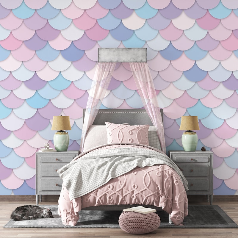 Mermaid Wallpaper - Etsy