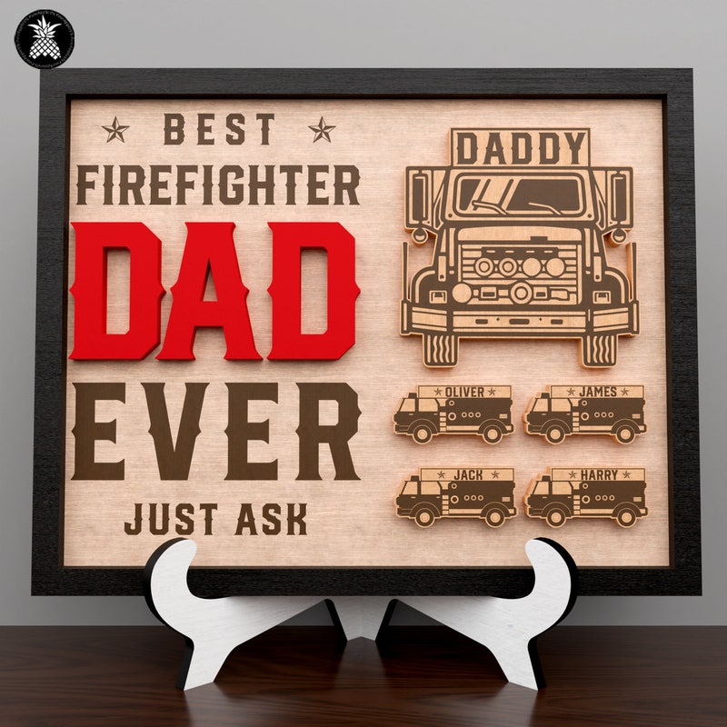 Firefighter Dad - Etsy