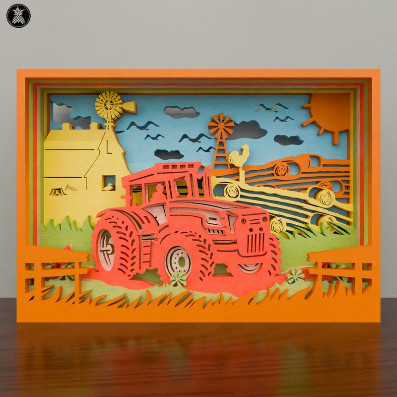 Tractor Laser File - Etsy