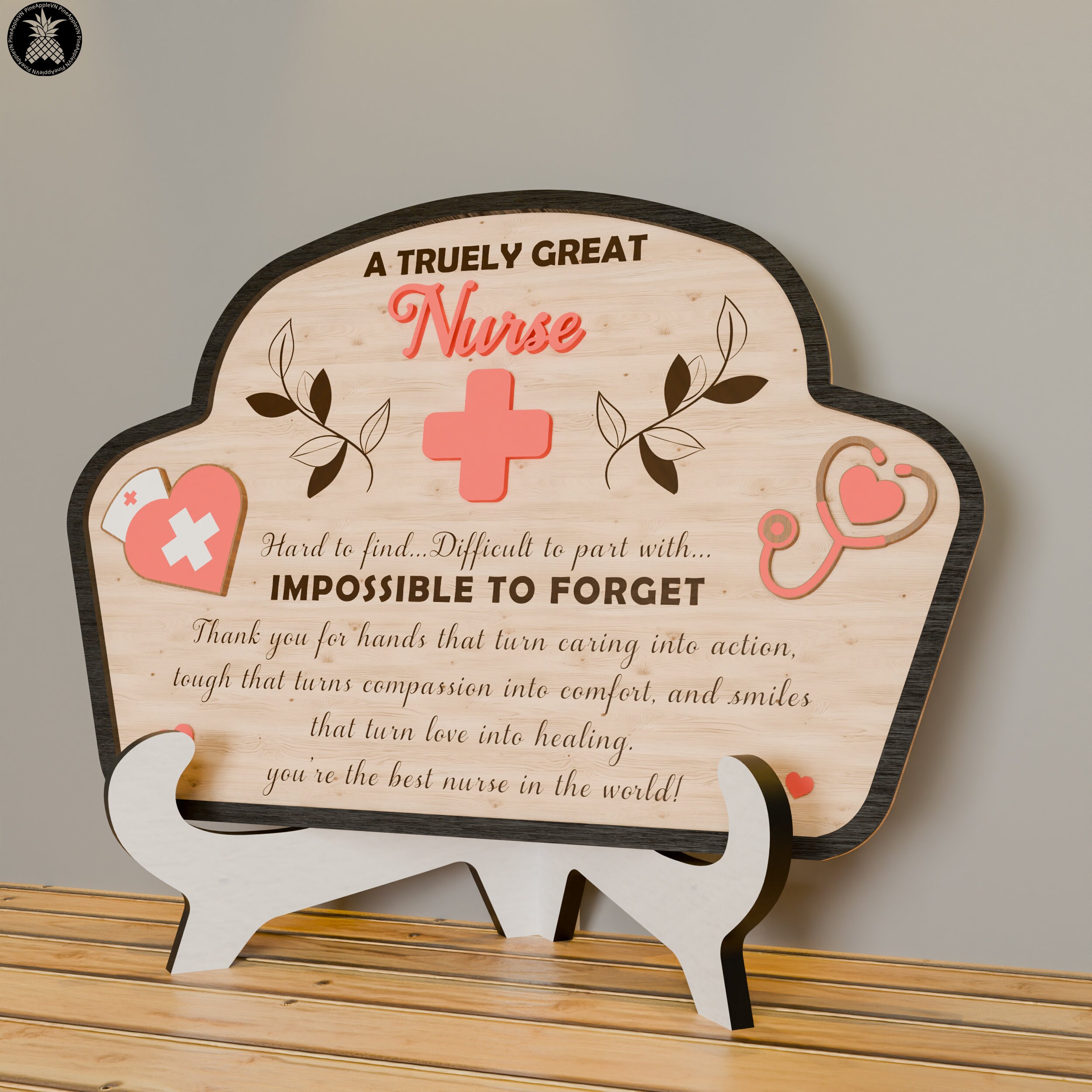 Laser Cut SVG, Nurse Piece Sign Svg, Nurse Piece, Laser Cut File ...