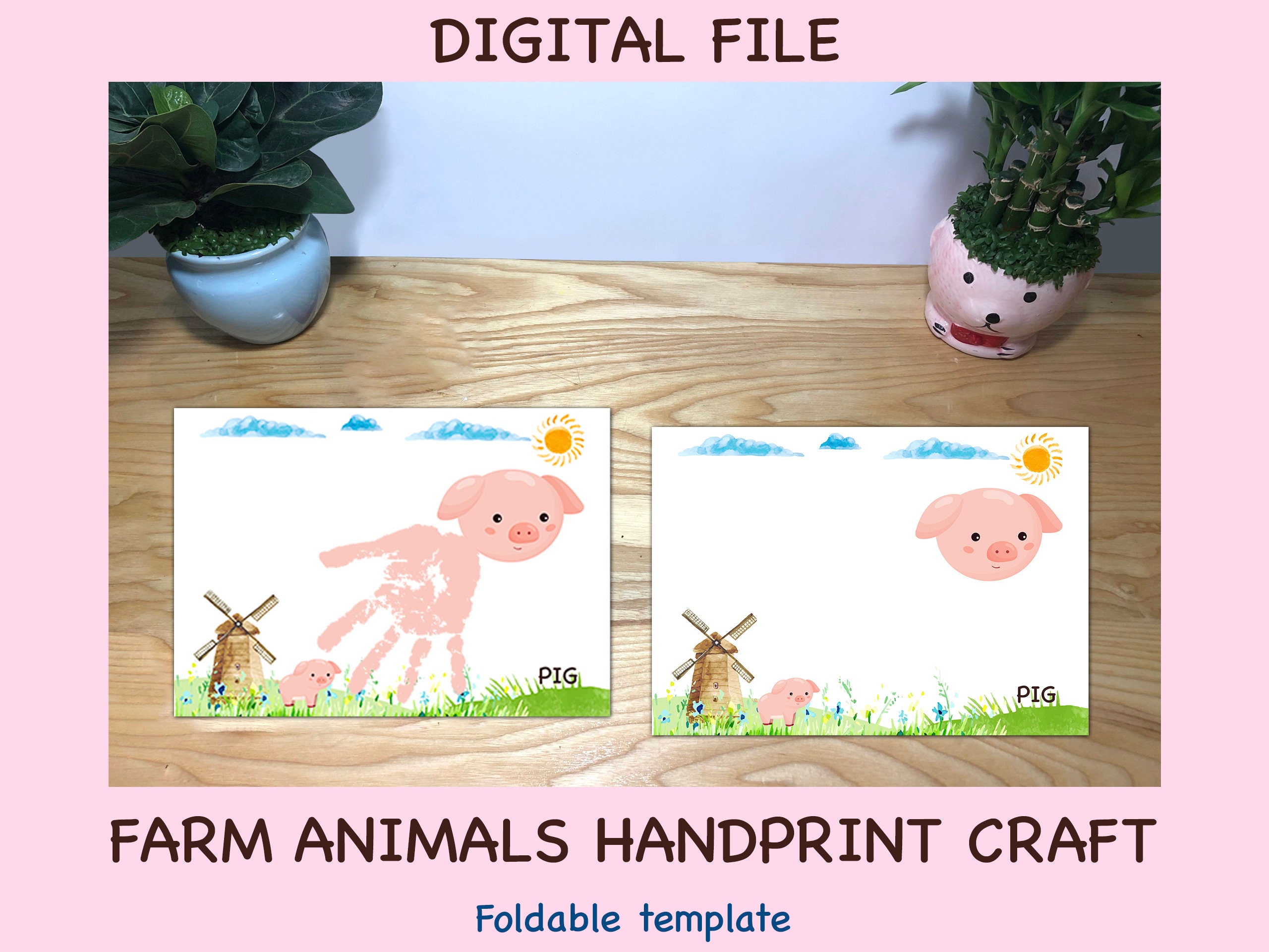 Handprint Pig