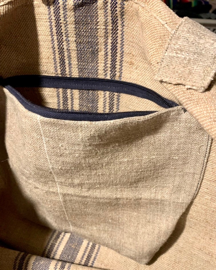 Bag Made of Original Grain Sack of 1893 linen - Etsy