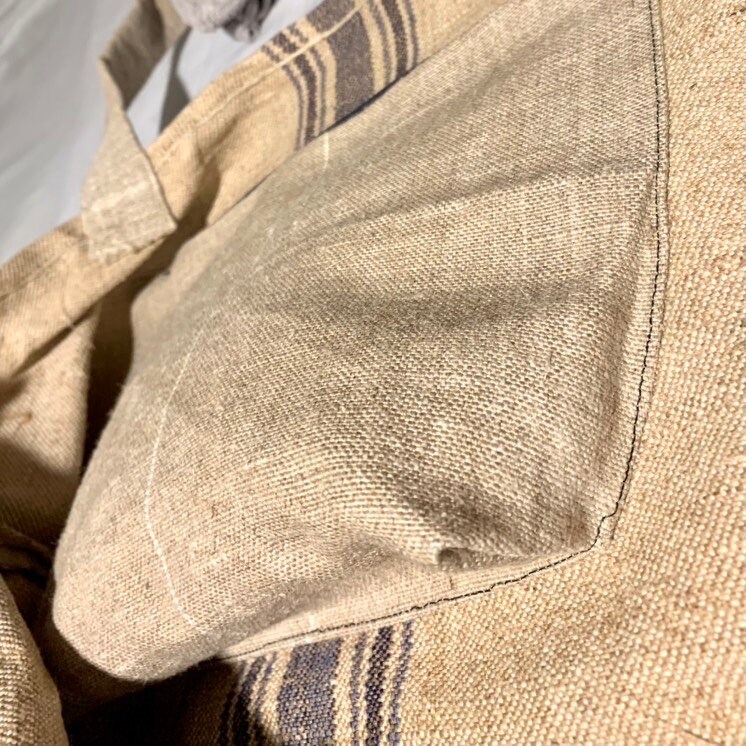 Bag Made of Original Grain Sack of 1893 linen - Etsy