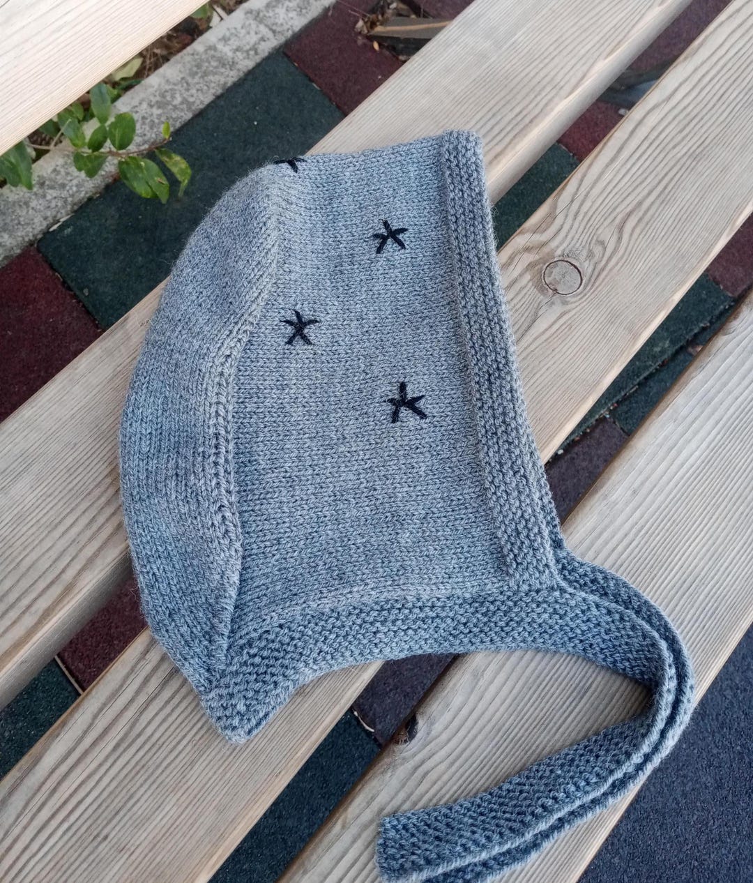 Handknit Bonnet, 6 Different Color Bonnet, Bohemian Floral Bonnet Hat ...