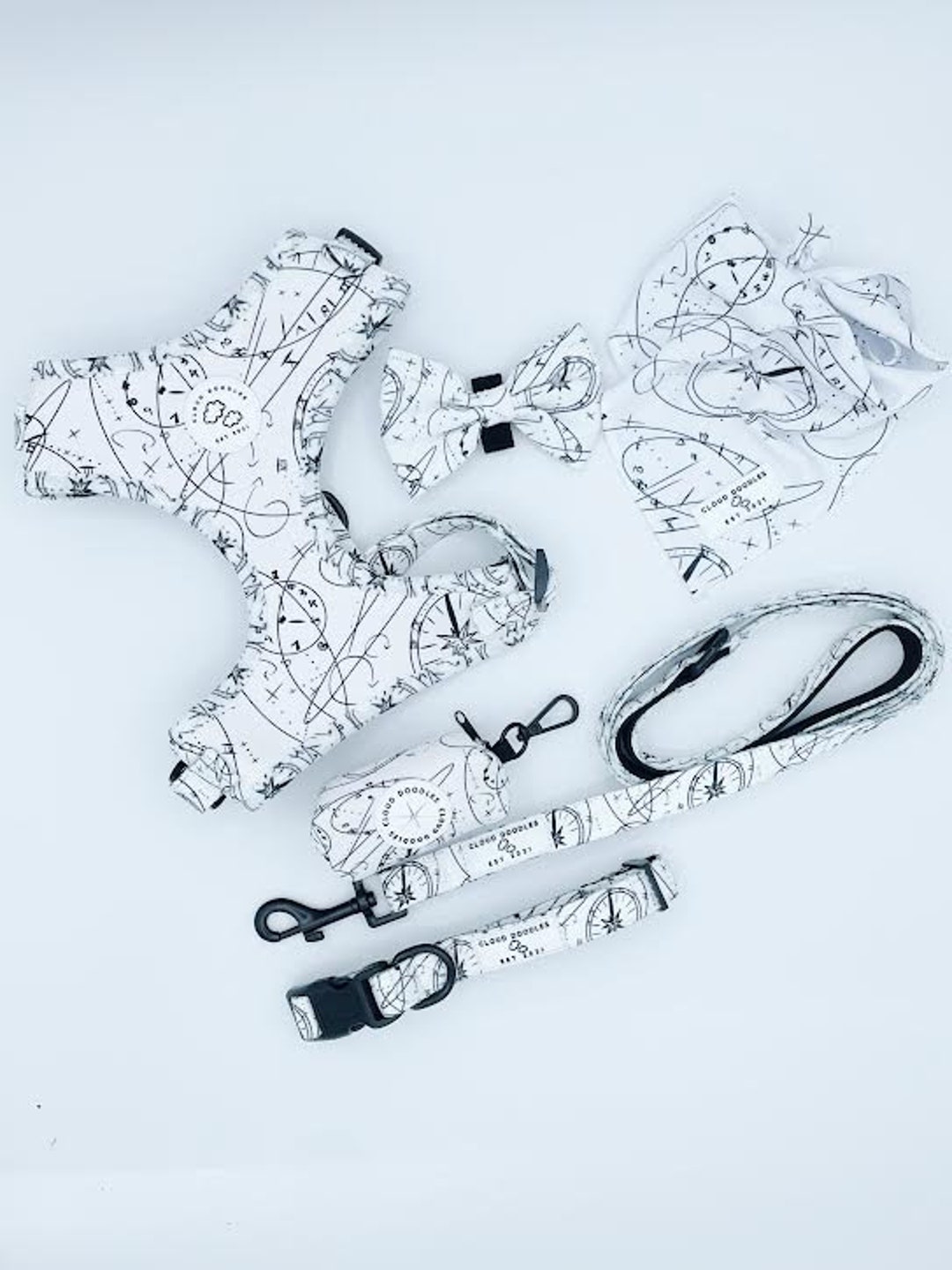 BIONIC | Adjustable Dog Harness Set | No Pull | Breathable Material ...