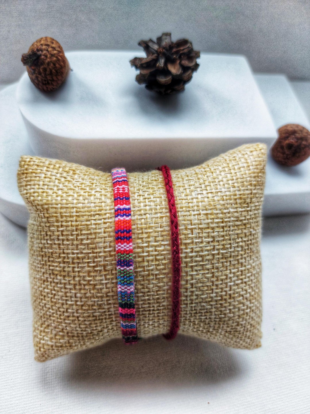 Set of 2 Surfer Bracelets for Men and Women | Boho Summer Festival ...