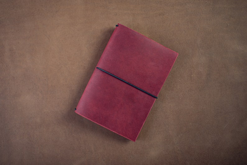 A6 Refillable Pocket Bullet Journal, Mini A6 Leather Notebook Cover ...