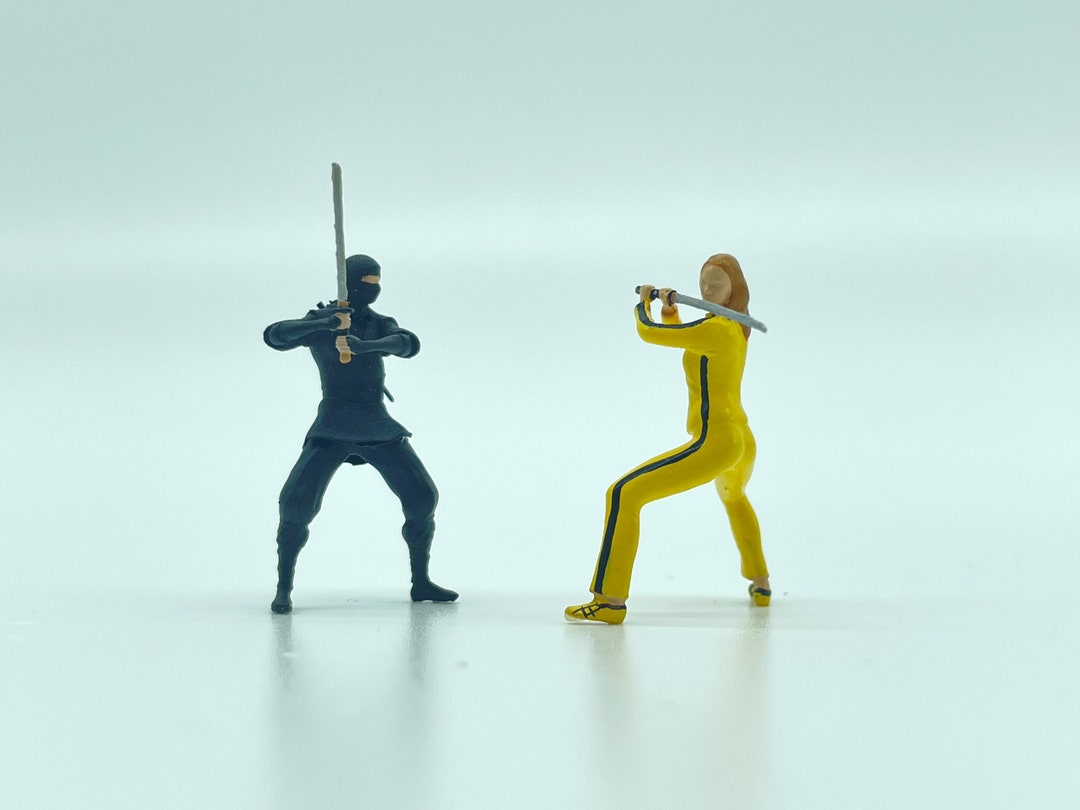 1/64 Scale Japanese Ninja Warrior Battle Model Die Cast Figures ...