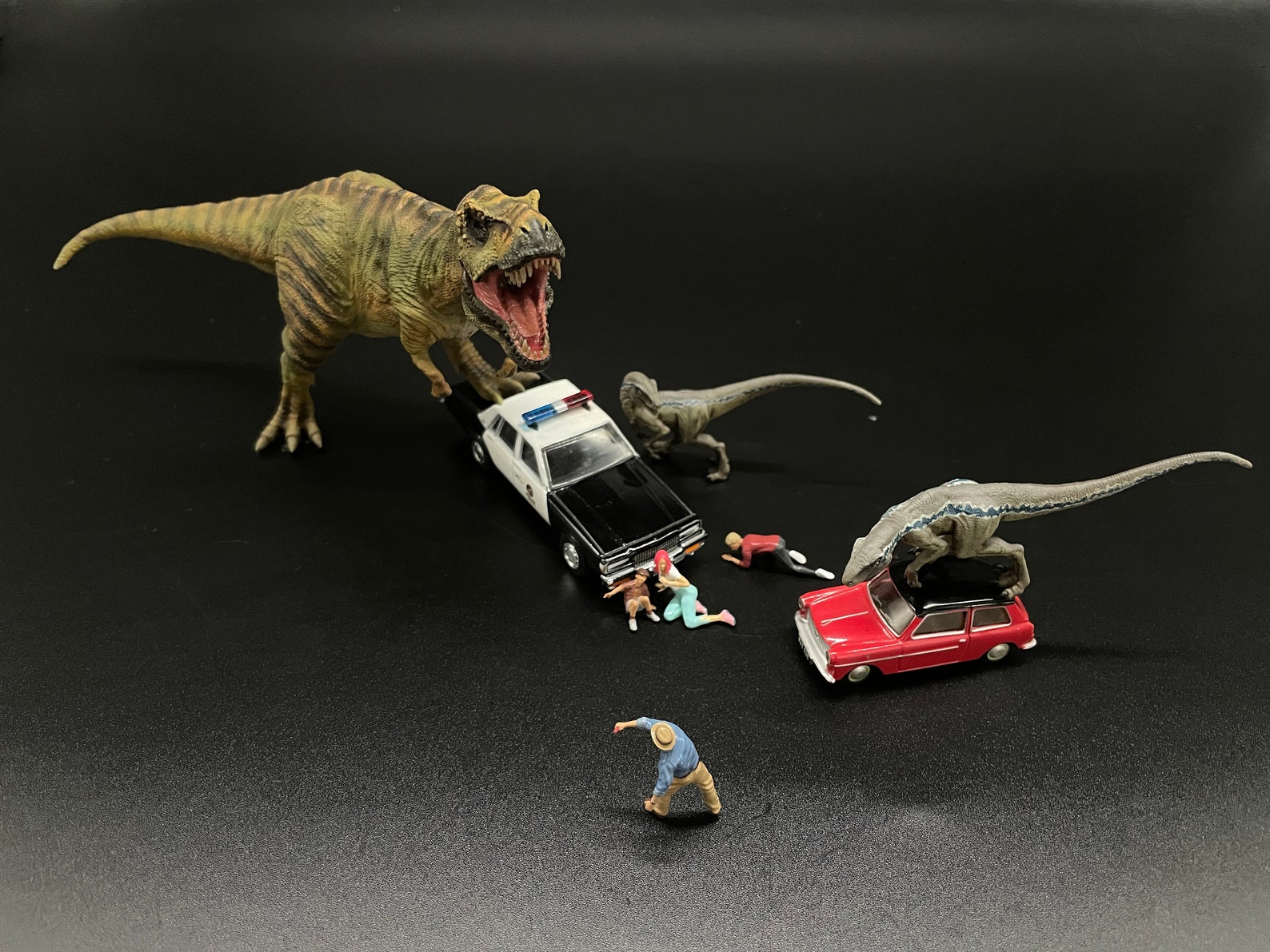 1/64 Scale Resin Model Jurassic Dinosaur Park Ranger Man Woman - Etsy